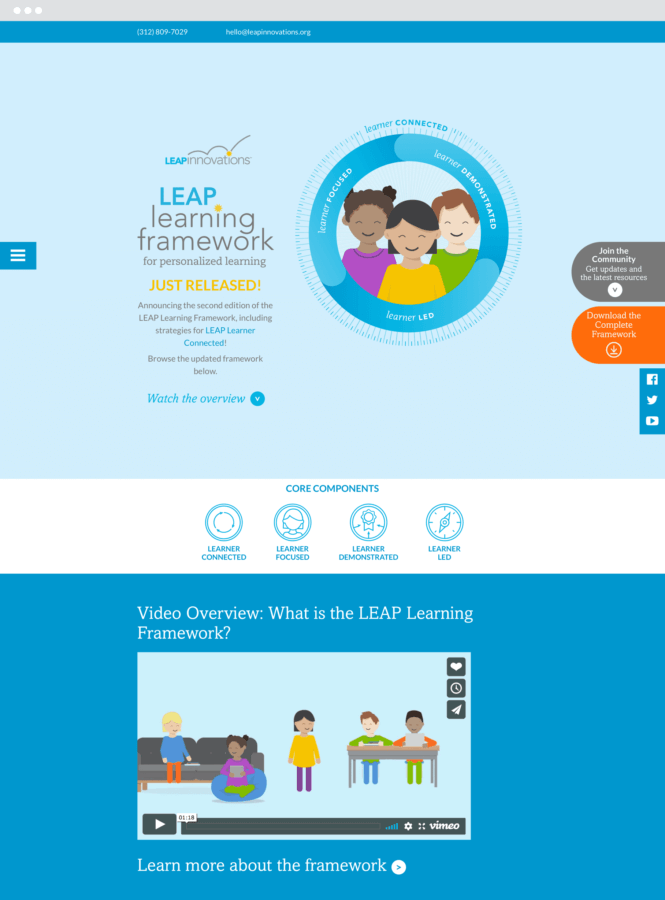 Leap Framework – Non-Profit Web Design – Web Design Agency – Gulo