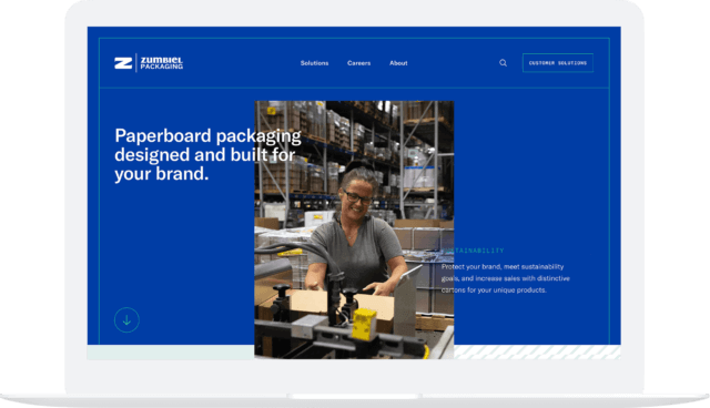 Zumbiel Packaging – Copywriting, SEO, UX & Website Redesign