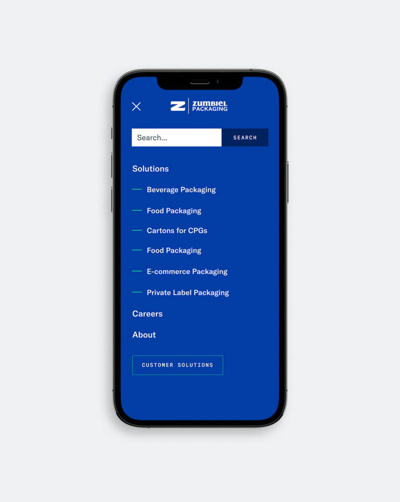 Zumbiel Packaging – Copywriting, SEO, UX & Website Redesign